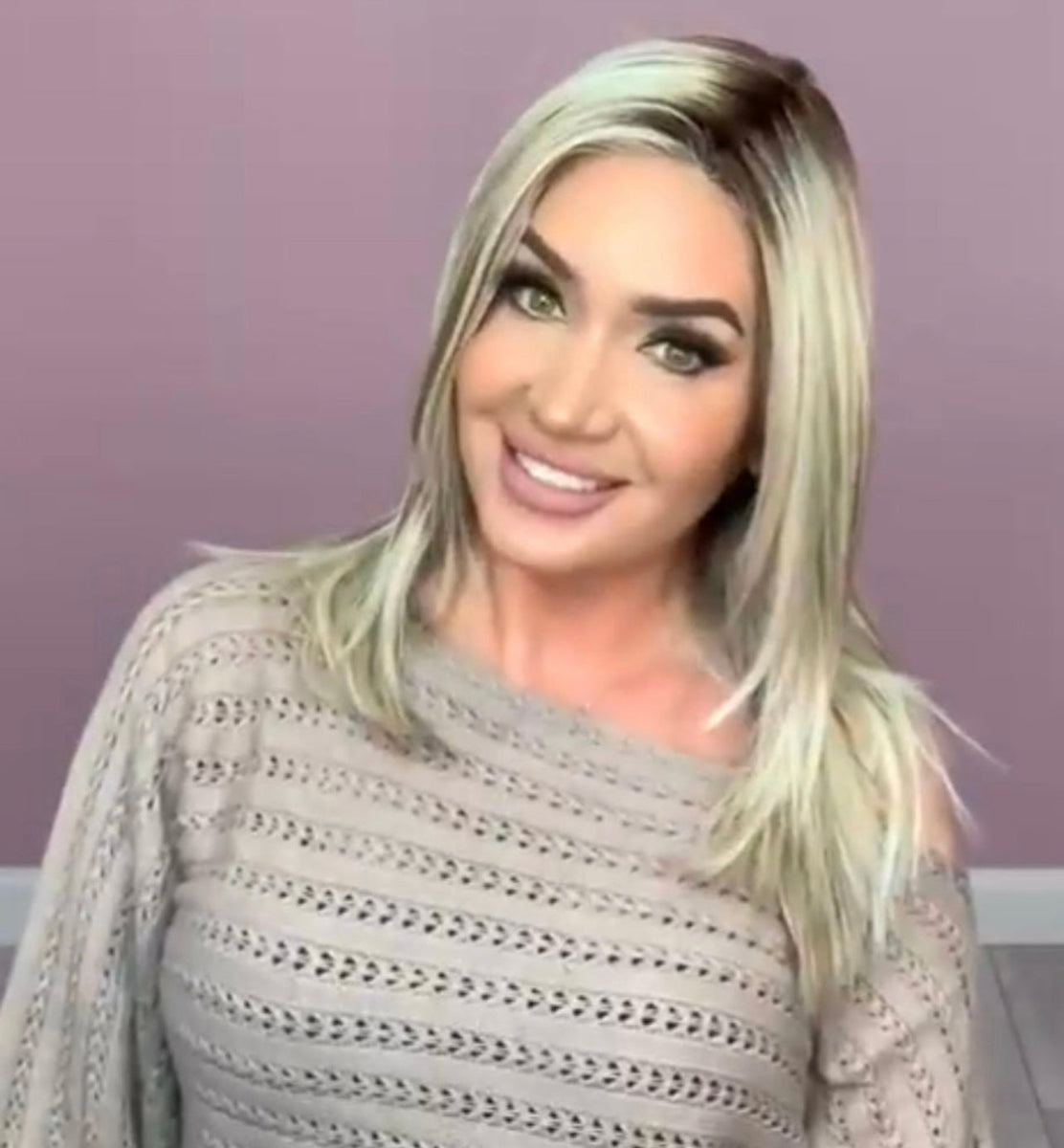 Discontinued Karma Pink Rose Partial Monofilament Luxury Heat Friendly – SophiaRene Boutique